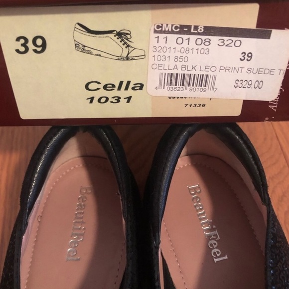 Beautful Feel | Shoes | Beautiful Feel Cella Black Leo Print Suede ...